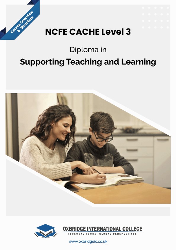NCFE CACHE Level 3 Certificate in Supporting Teaching and Learning ...