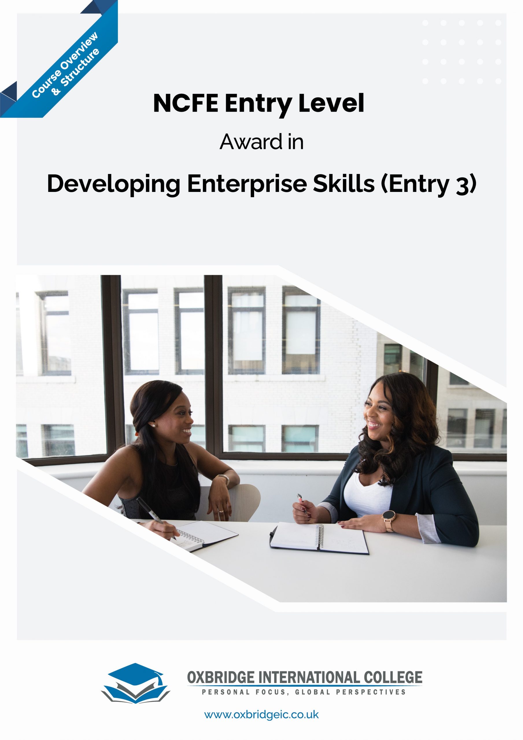 NCFE Entry Level Award in Developing Enterprise Skills (Entry 3 ...