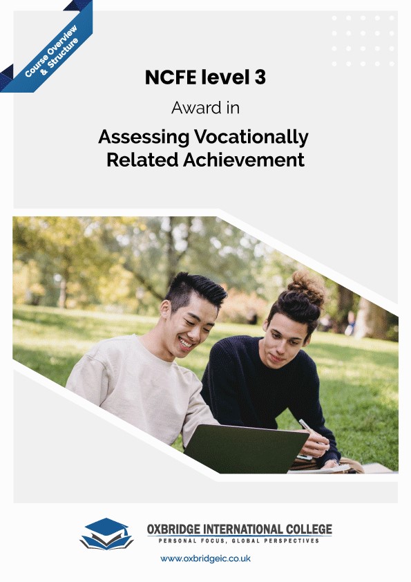 NCFE Level 3 Award in Assessing Competence in the Work Environment ...