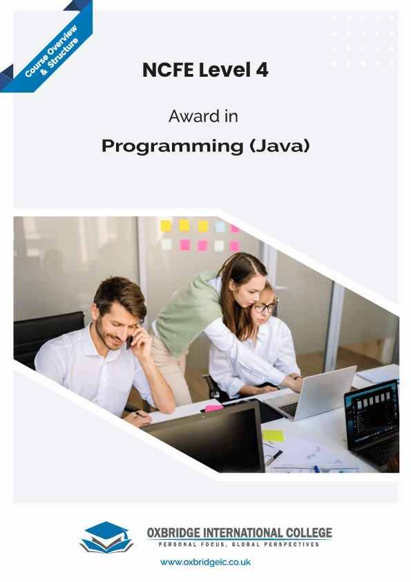 NCFE Level 4 Award in Programming (Java Pathway) – Oxbridge ...