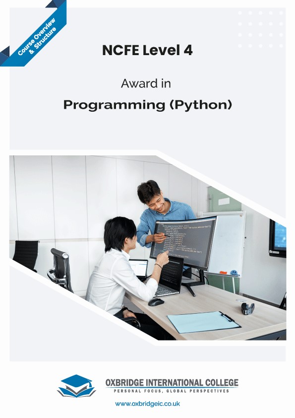 NCFE Level 4 Award in Programming (Python Pathway) – Oxbridge ...